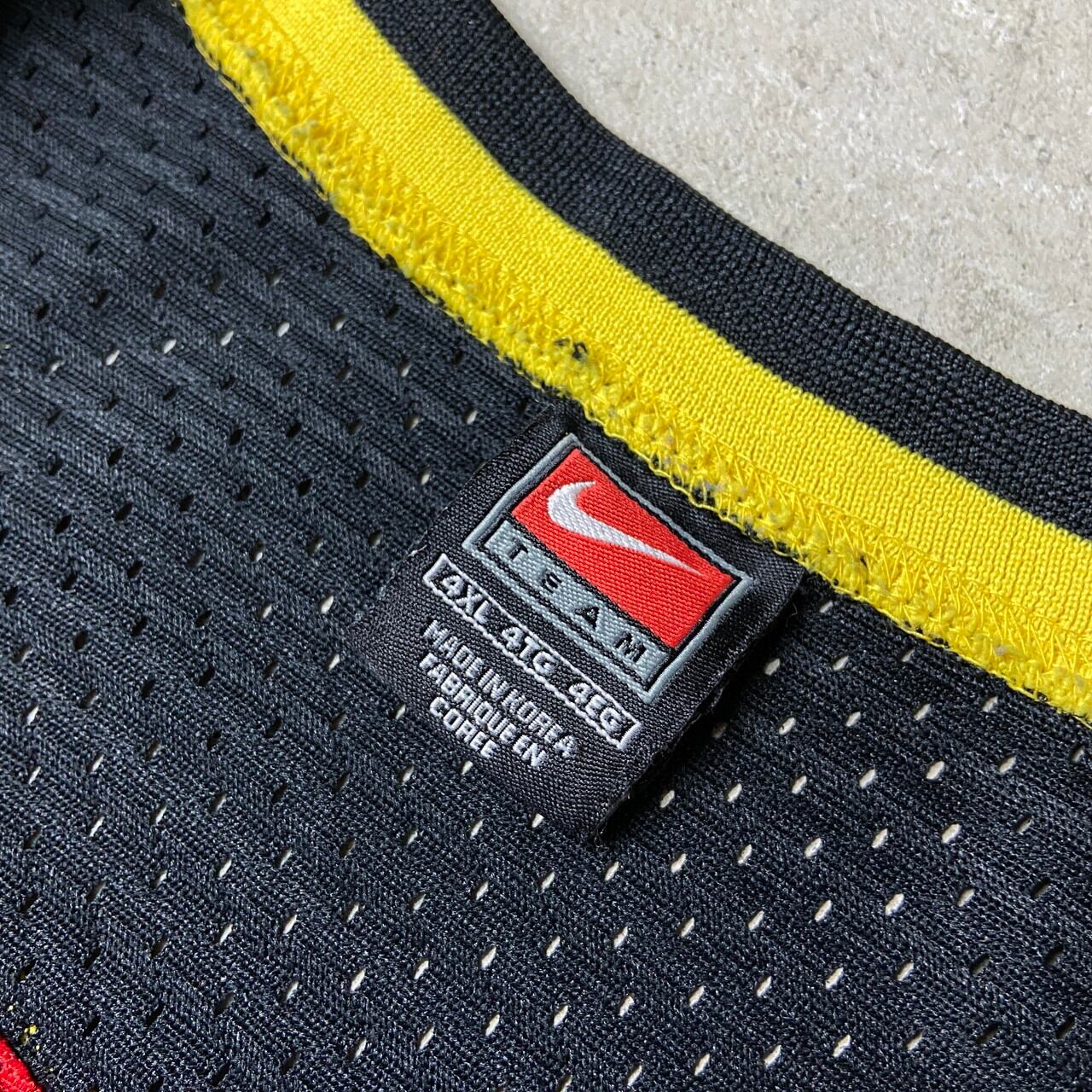 00年代 NIKE TEAM ナイキ チーム Atlanta Hawks ジェイソン・テリー メッシュゲームシャツ メンズ4XL 古着 NBA ...