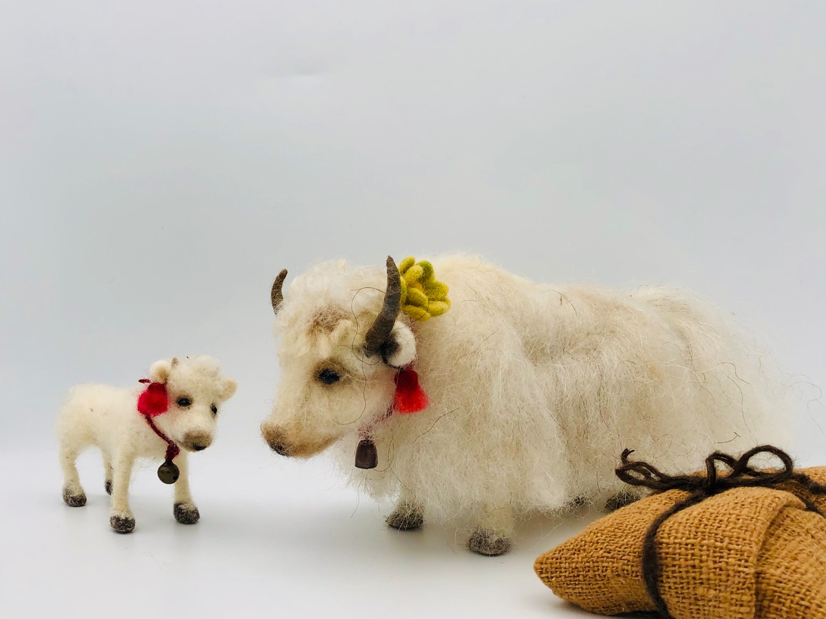 Yak dolls - ラゴルとカルラン Ragor and Karlang | tibeyasu