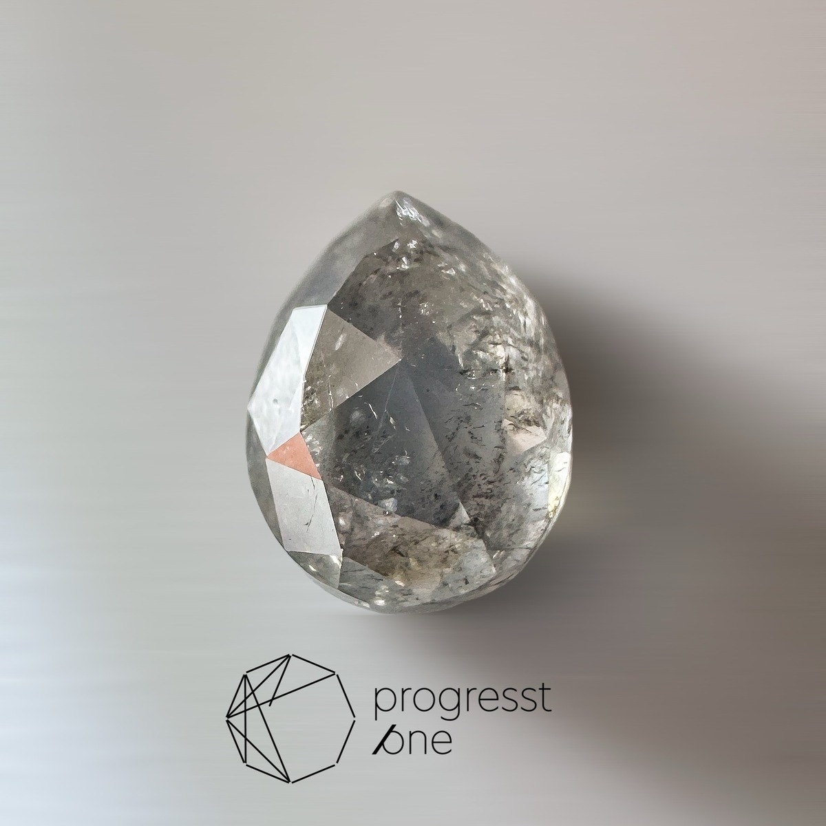 ソルトアンドペッパーダイヤモンド0.56ct | progresstone