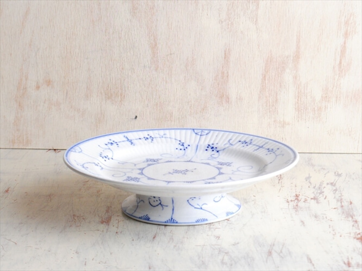 VILLEROY&BOCH コンポティエ 21.5cm コンポート皿 ビレロイ&ボッホ 磁器 陶器 アンティーク_220804 it1828 ...