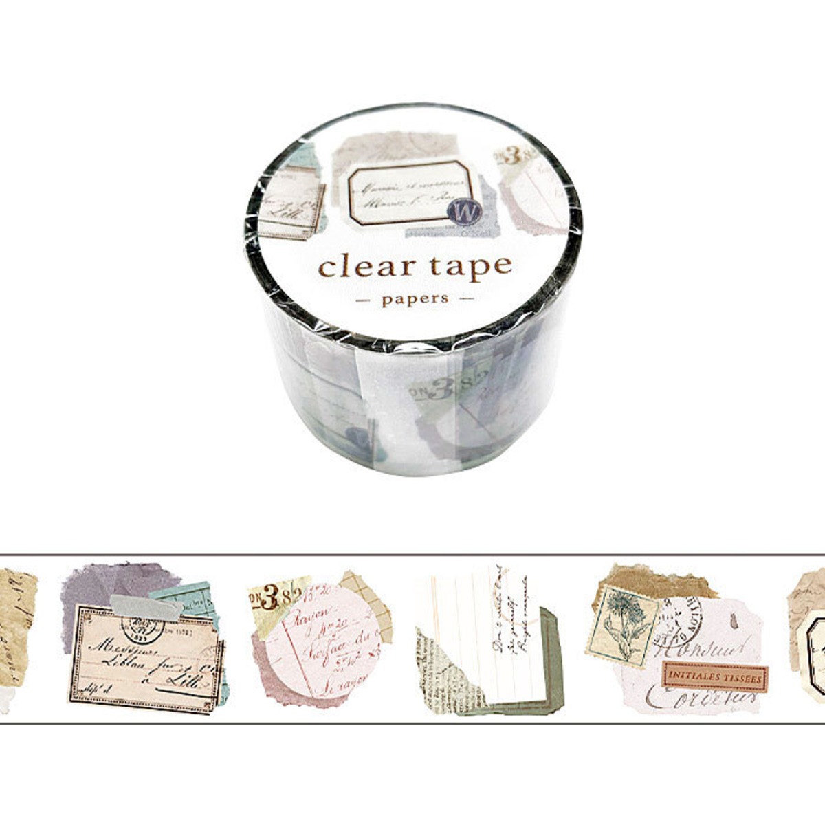 マインドウェイブ 透明クリアテープ95195 papers 30mm | hacohalu 紙雑貨・文具専門店