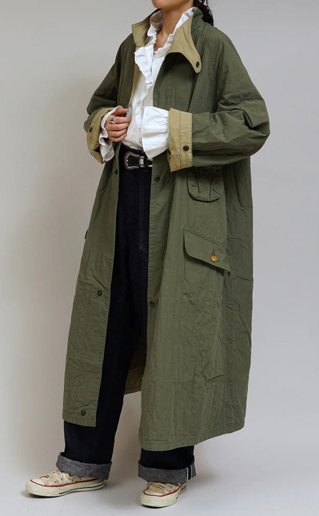 Nigel cabourn woman GAS PROTECT COAT - STRIPE QUILT | mambo ladys