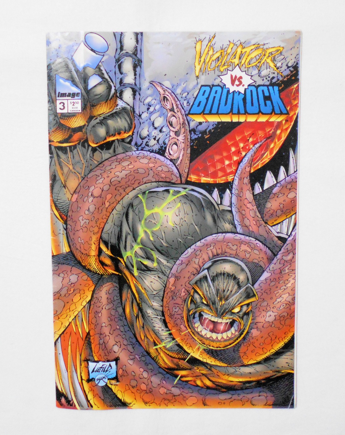 【VIOLATOR [SPAWN] VS. BADROCK】 VOL.1 NO.3 of 4 STORY by ALAN MOORE ...