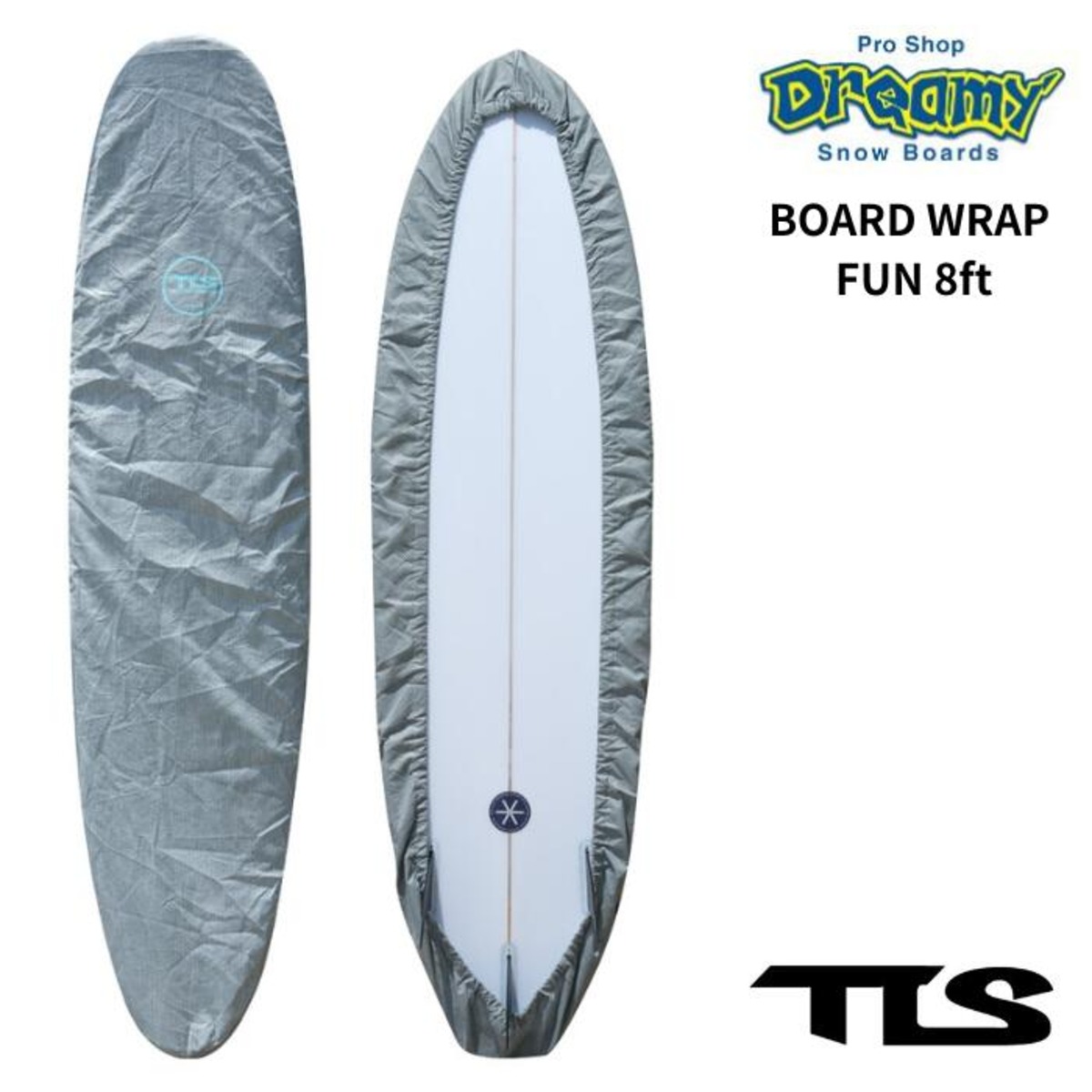 TLS ツールス BOARD WRAP FUN 8ft ボードラップ ファンボード ケース カバー サーフボード サーフィン 4560489662565 | スノーボードプロショップ DREAMY
