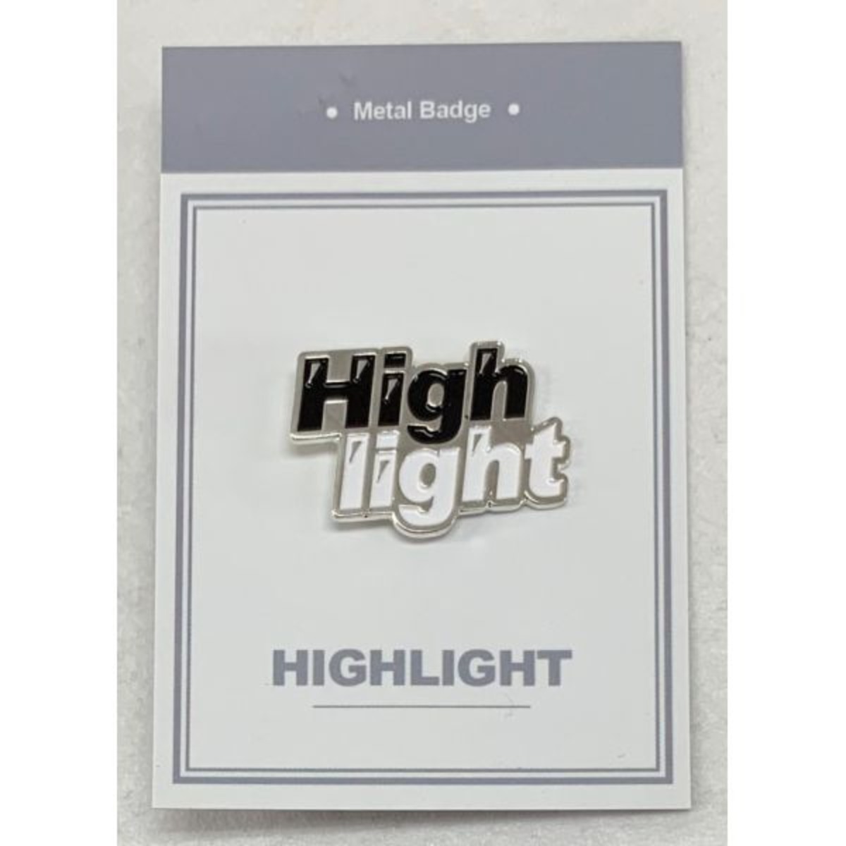HIGHLIGHT ハイライト メタルバッジ メタルバッチ ピンバッチ 韓流 グッズ gd021-1 | angieseoul