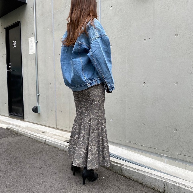 denim jacket（フリンジVer） | 小さいサイズのお洋服 “staple_nano“
