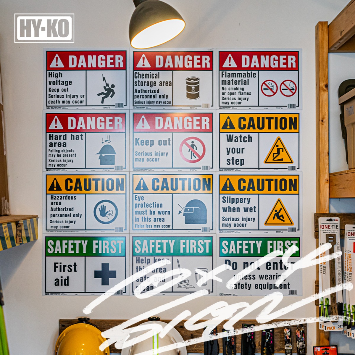 HY-KO／10x14 PLASTIC SIGN | WHATNOT HARDWEAR STORE