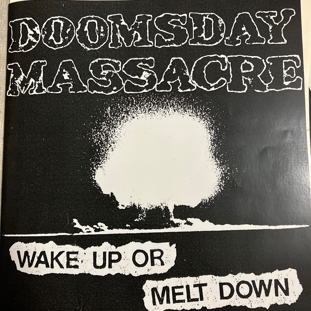 【中古】doomsday massacre - wake up or melt down 7" | superlame distribution