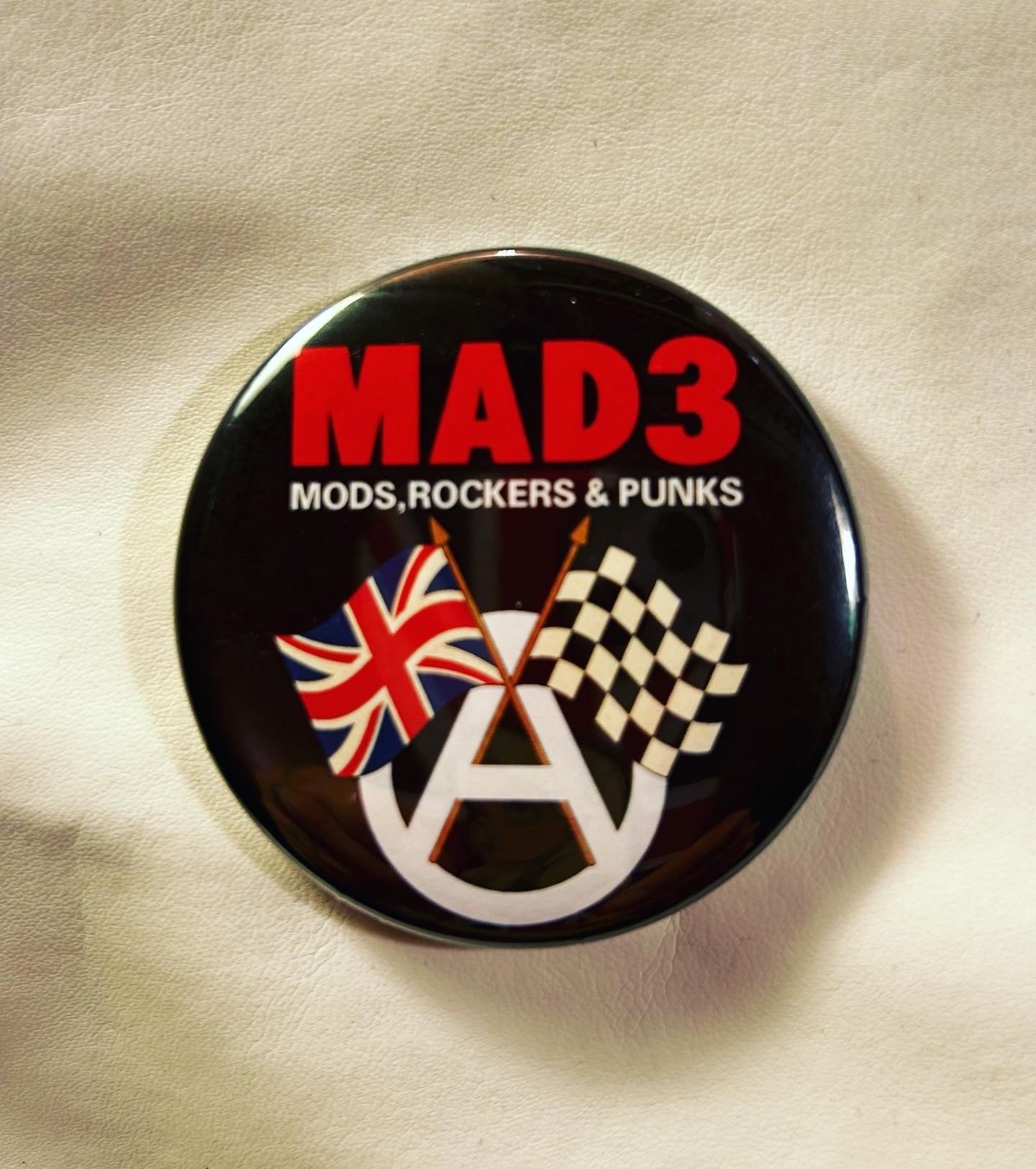 MAD3 Mods, Rockers & Punks Badge | MAD3 INVASION