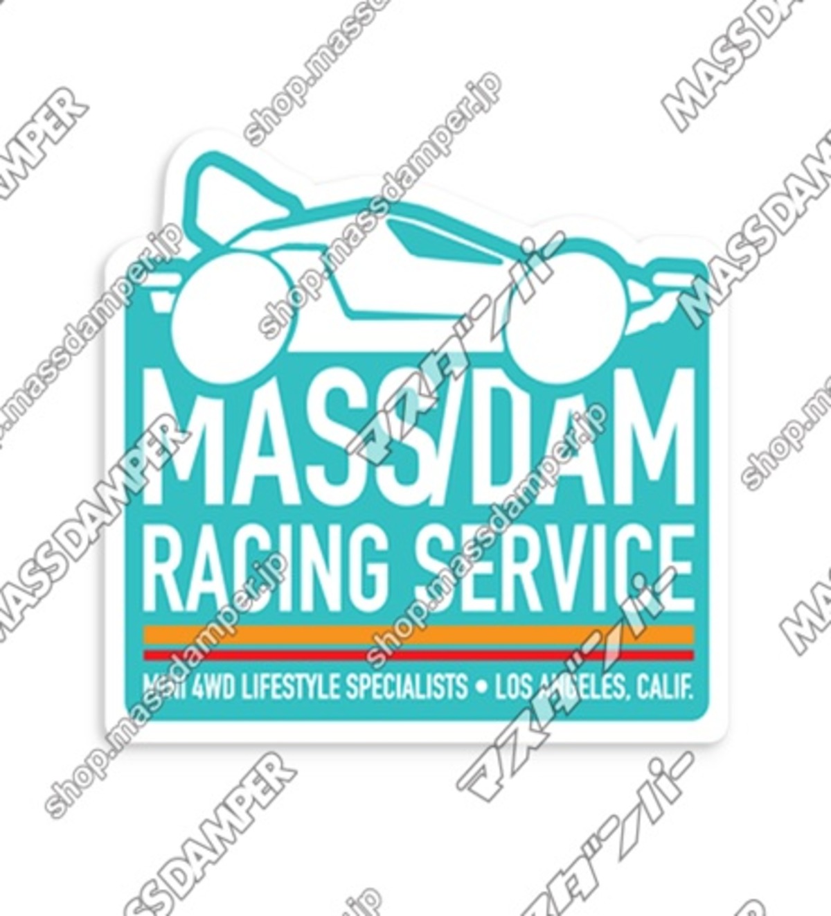 【MASS DAMPER】Mass/Dam Racing Service Sticker MD-SK-21 | RC926 WEB SHOP