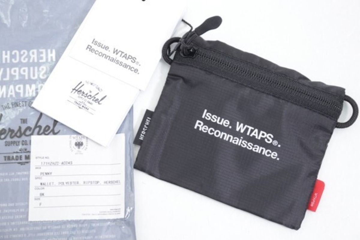 WTAPS × HERSCHEL PENNY WALLET BLACK 30JH7900 | BRAND BUYERS OSAKA