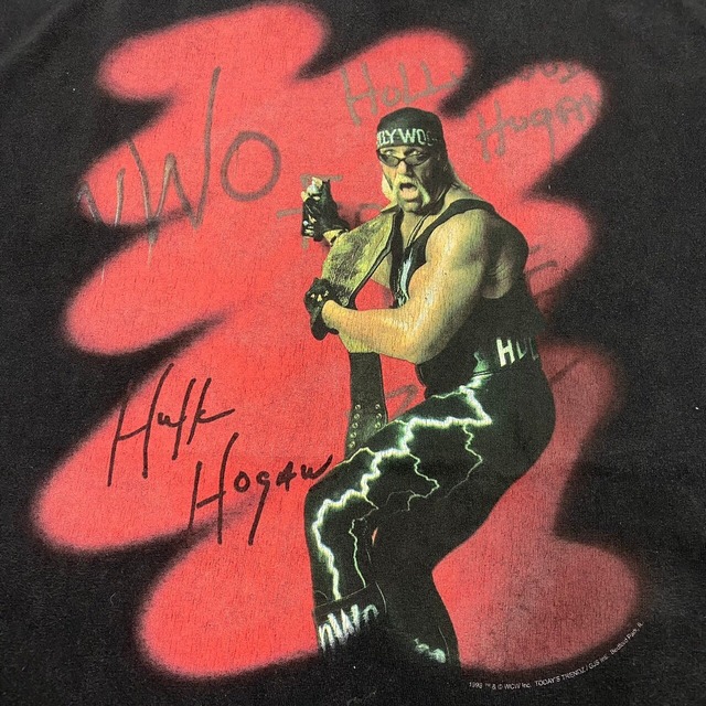 90s "Hulk Hogan" Print Tee | Pigsty Amemura