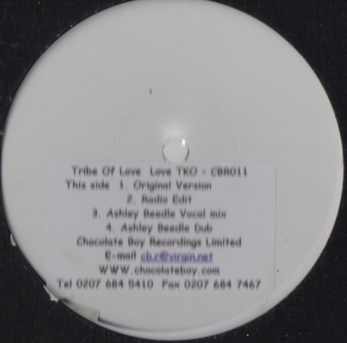 【12inch】Love TKO / Tribe Of Love | COMPACT DISCO ASIA