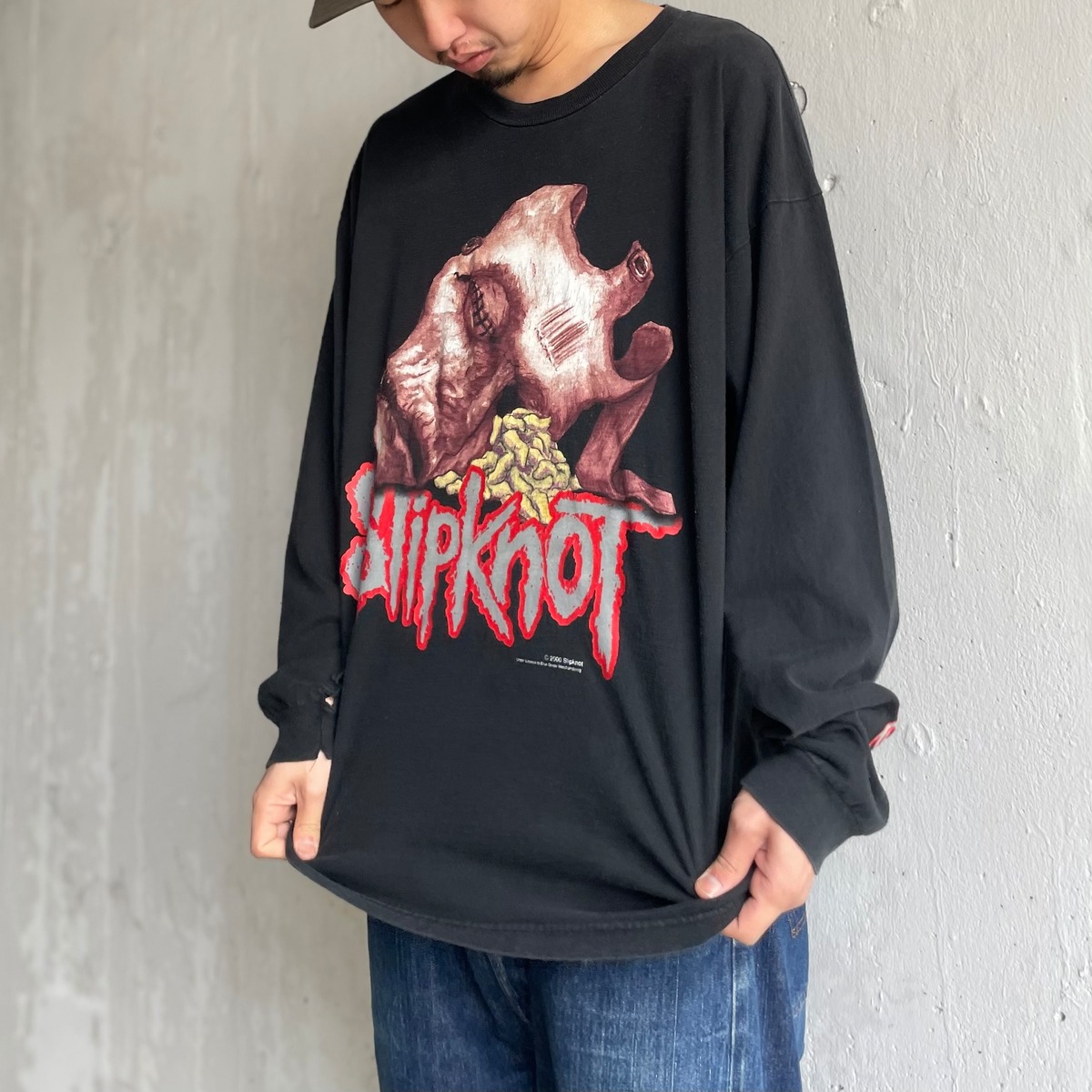 00's Vintage Music Tee “Slipknot” | spike osu