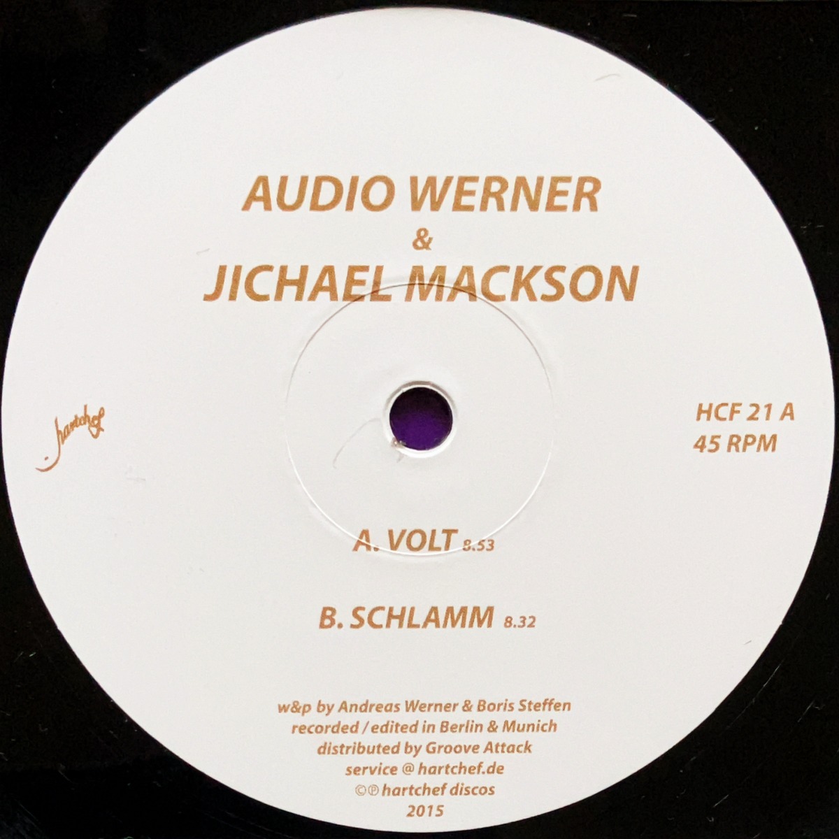 【12”】Audio Werner & Jichael Mackson / Volt (Hartchef Discos) (HCF 21 ...