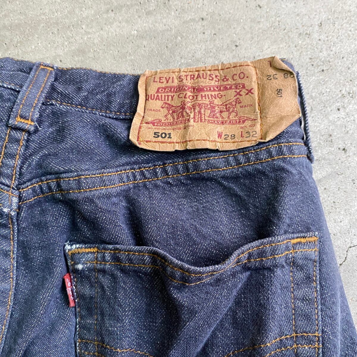 00年代 Levi's リーバイス 501 ユーロ ヨーロッパ企画 ストレート デニムパンツ ジーンズ メンズw28 レディース古着 00s ...