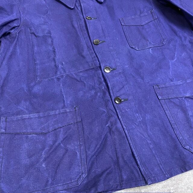 60's 60s フレンチワークジャケット コットンツイル フランス軍 60's 60s フレンチワークジャケット コットンツイル フランス軍