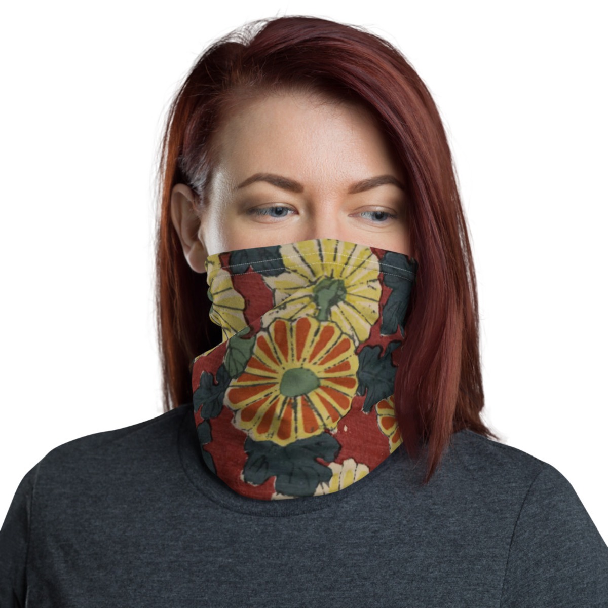 Neck Gaiter with chiyogami pattern | 和アート工房