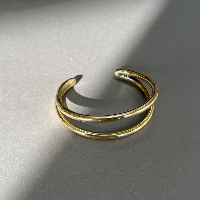 バングル double bangle 真鍮 | stella alpina