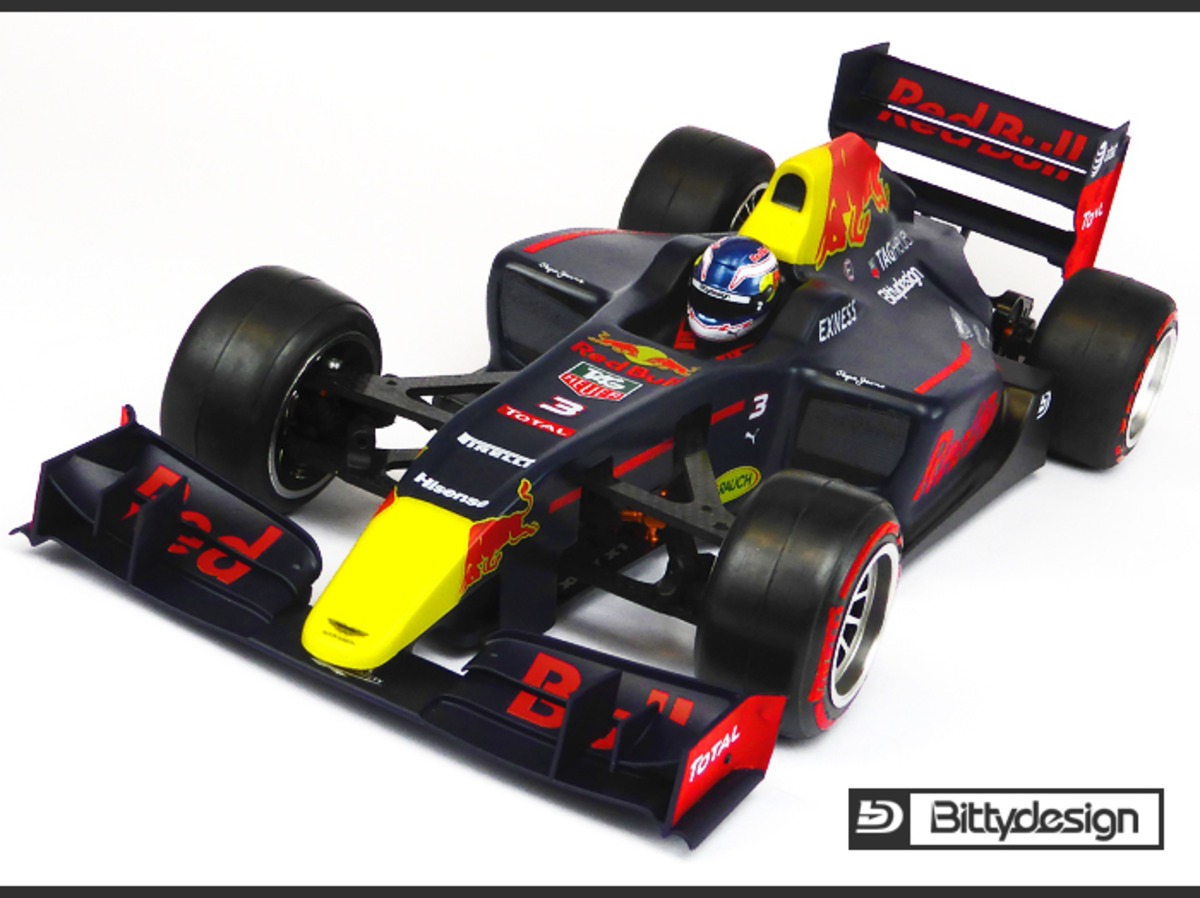 BDF1-T6R F1 'Type-6R' 1/10 クリアーボディ ライトウェイト | ZEROTRIBE WEBSHOP