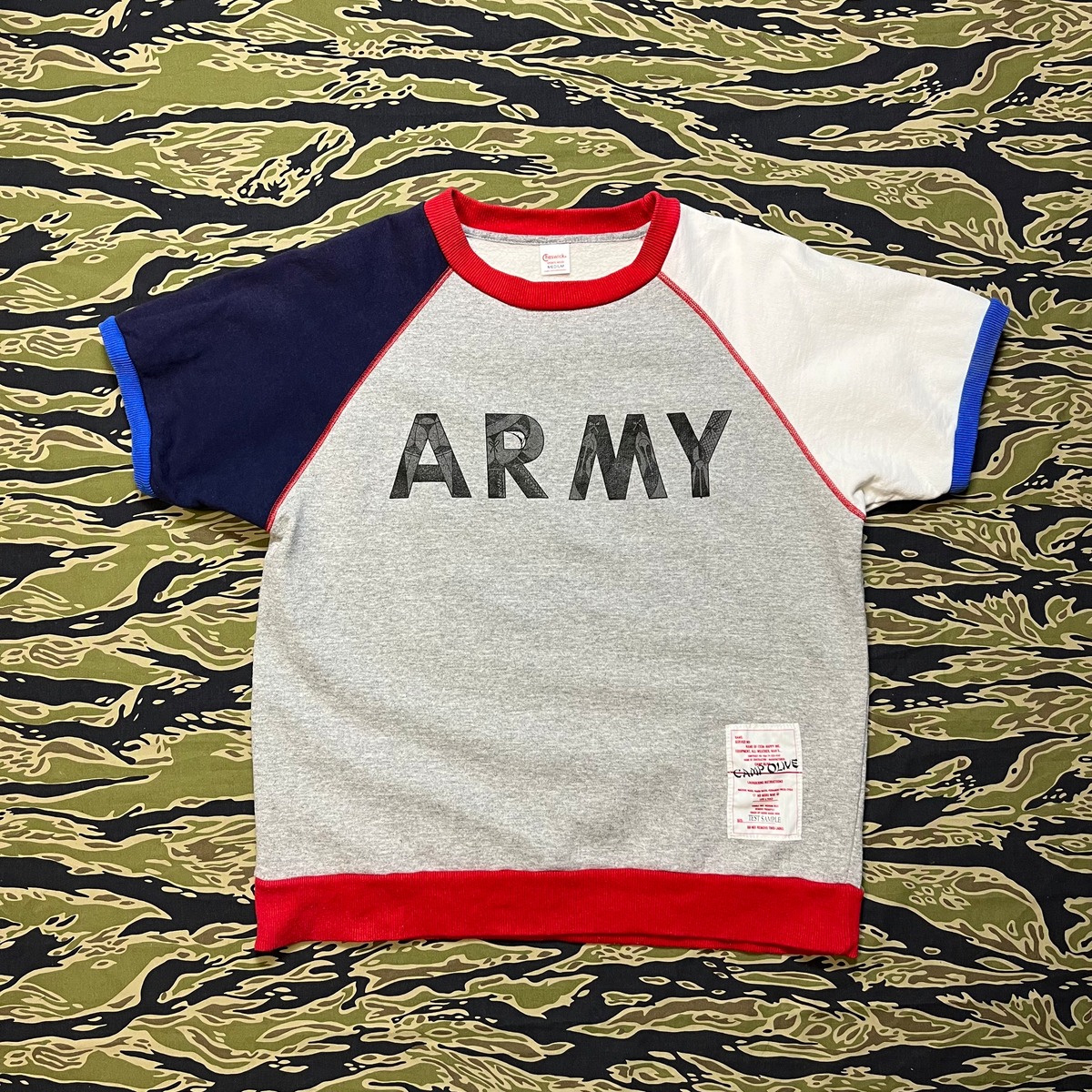 “ARMY Logo” PFU Crew neck Sweat Shirts (Spec.MIL-X-4109C) 5C. : Black x ...