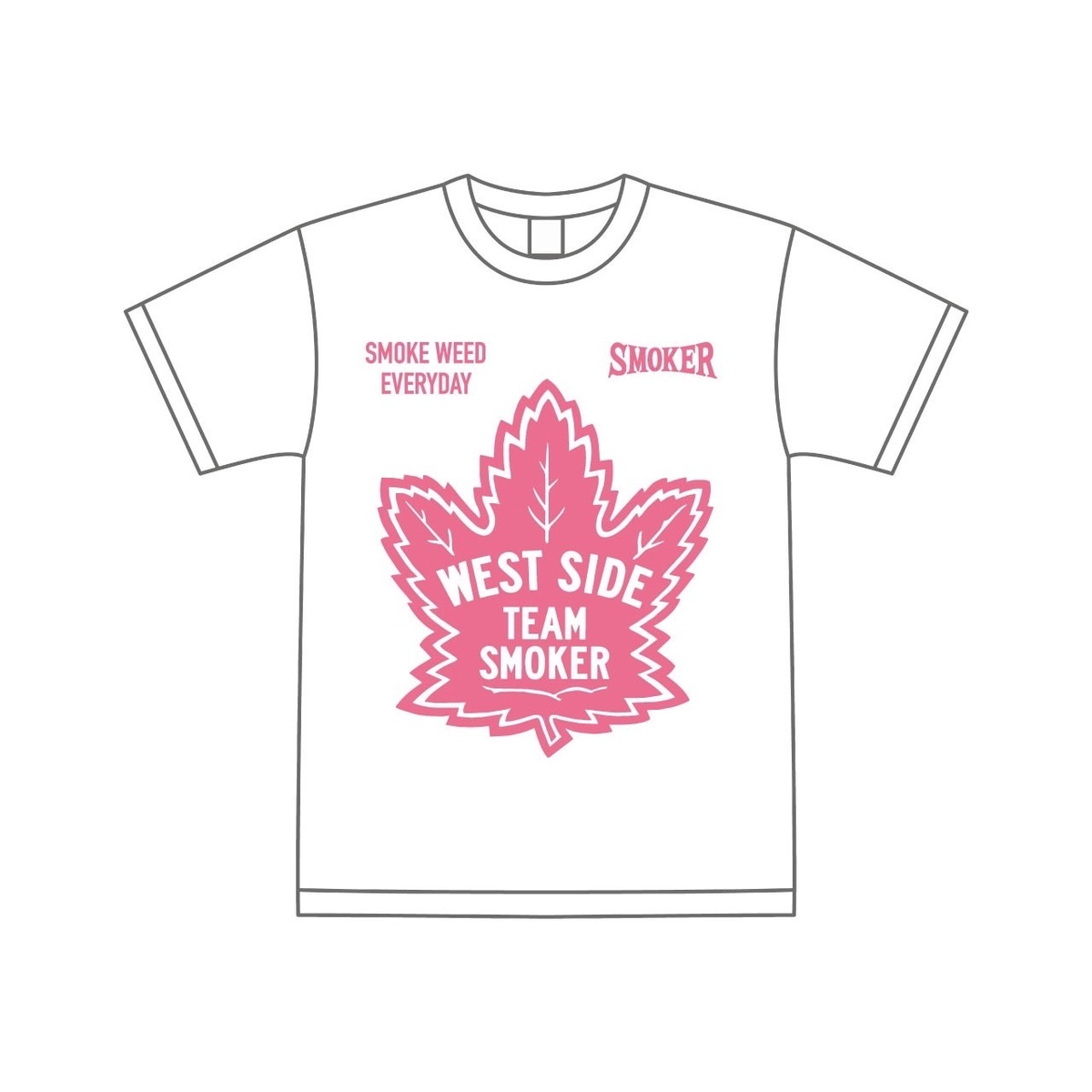 T-shirt【font/pink】SMOKER GYM_Vol,11 | smoker_shop