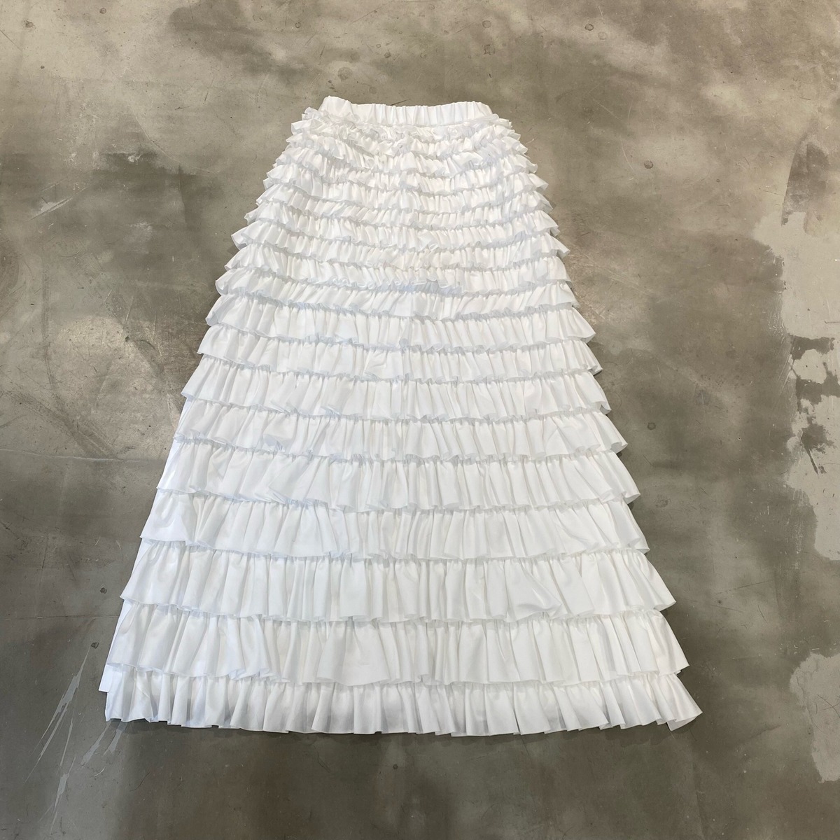 frill スカートWhite | SHEEPMAN WONDER