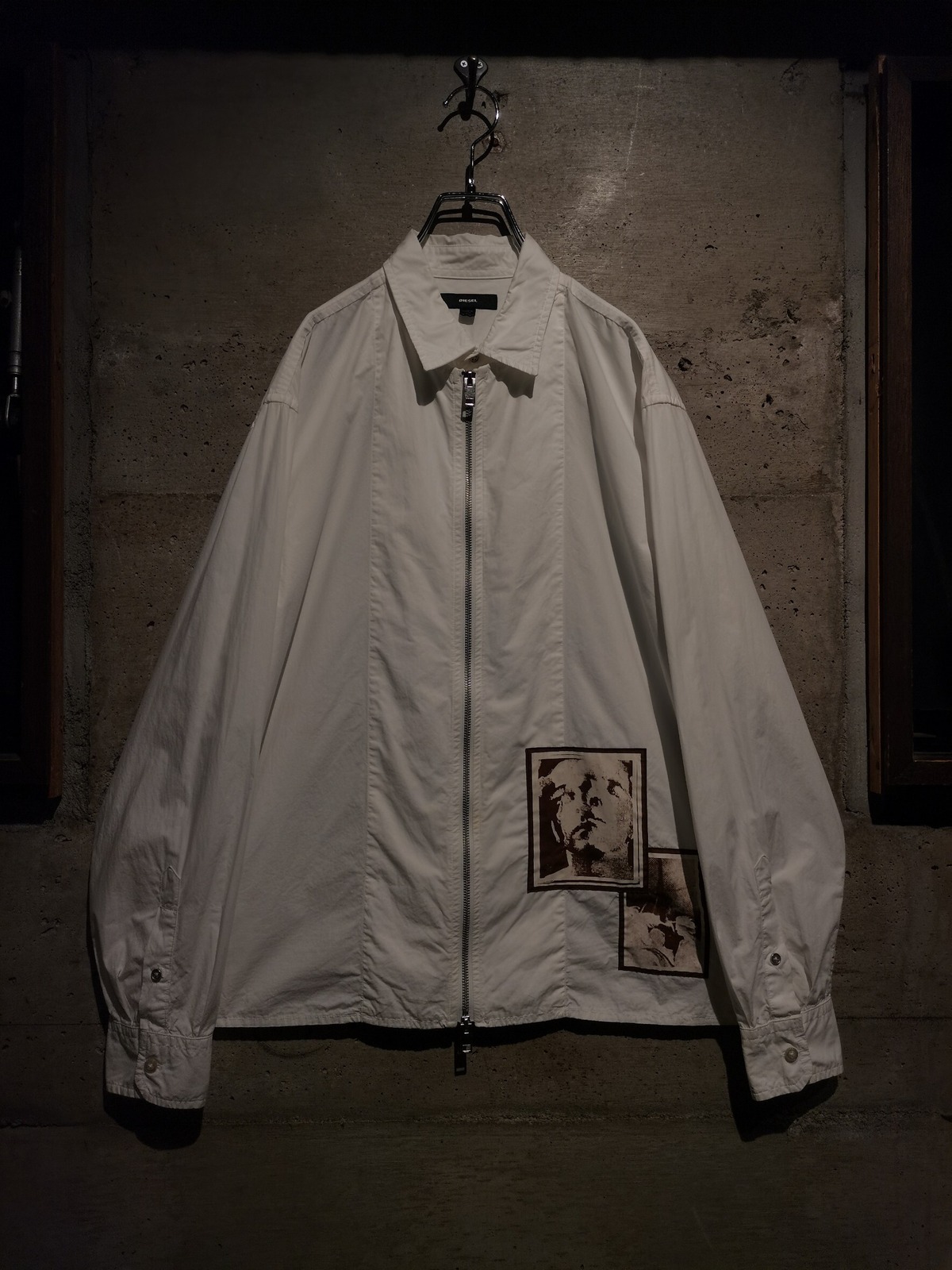 【Caka】"DIESEL" Patch Custum Zip Gimmick Loose Shirt Jacket | Caka(カカ ...
