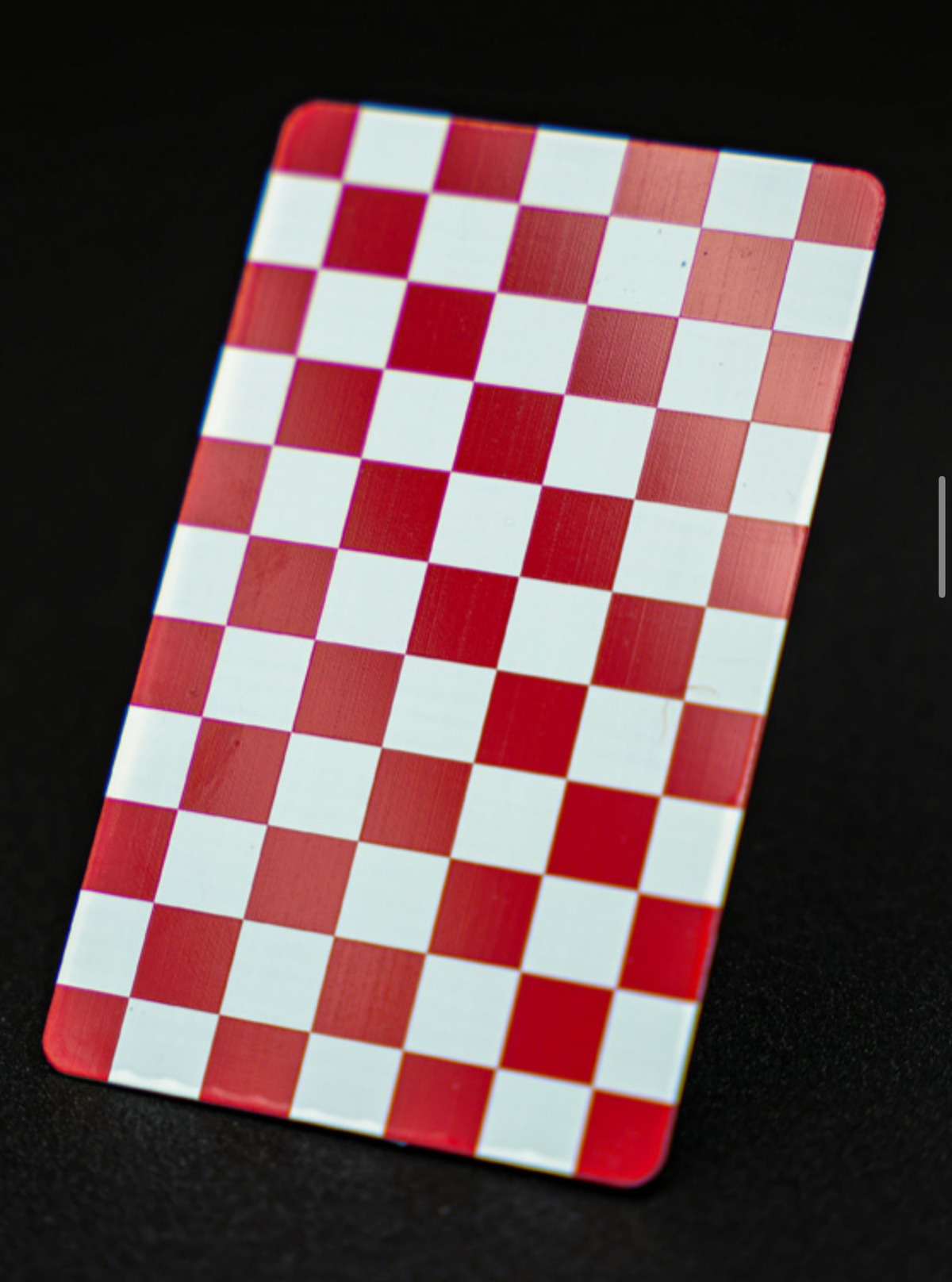 浅草北斎堂 アートカード和柄コレクション 市松模様（赤 白） | treista