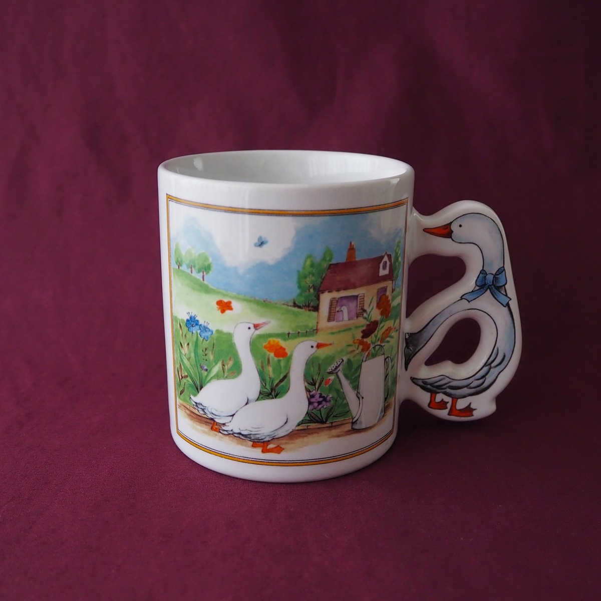 #448 Vintage goose mug | Onunu｜心ときめくアメリカンヴィンテージ雑貨