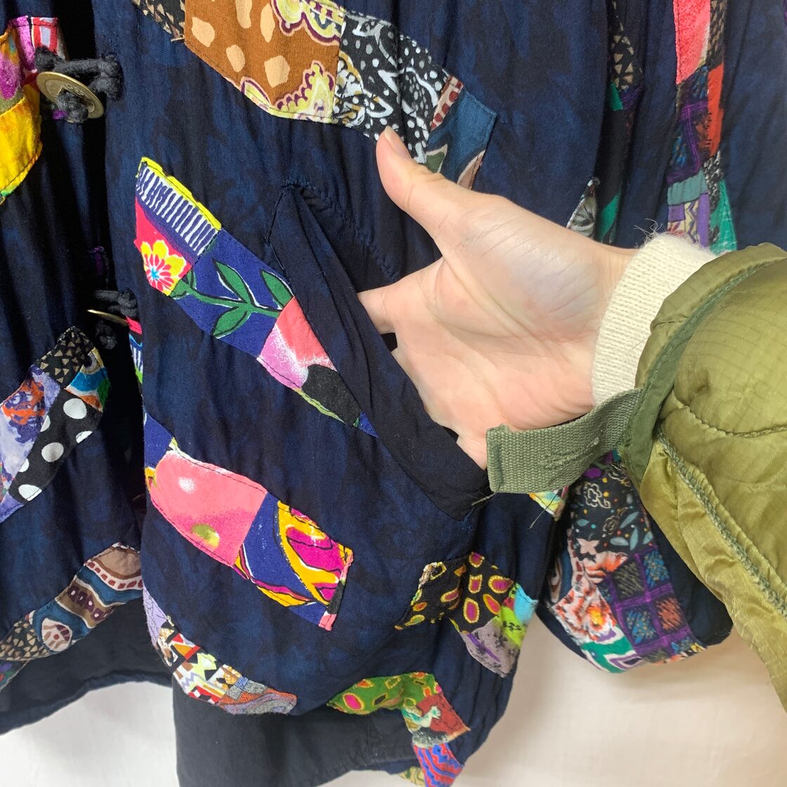 various pattern patchwork jacket (haori) | Pay ID