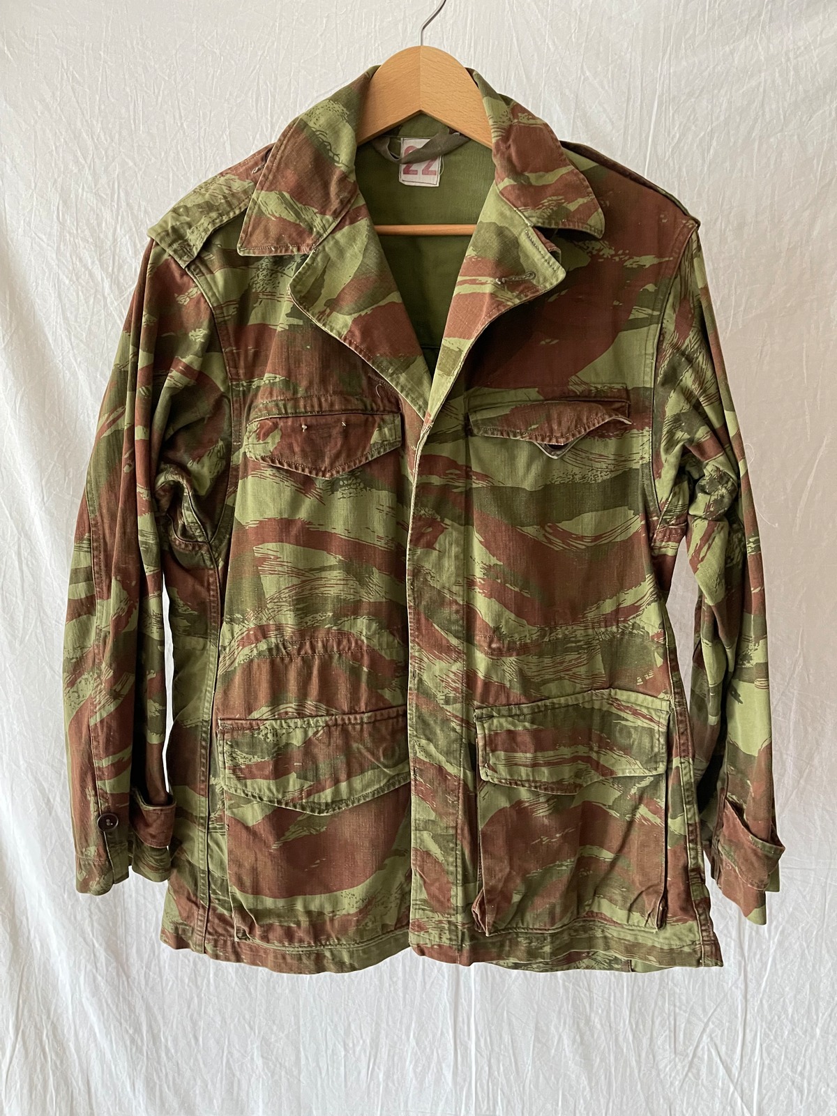 50/60's French Army M47 field jacket lizard camouflage | Le Coeur