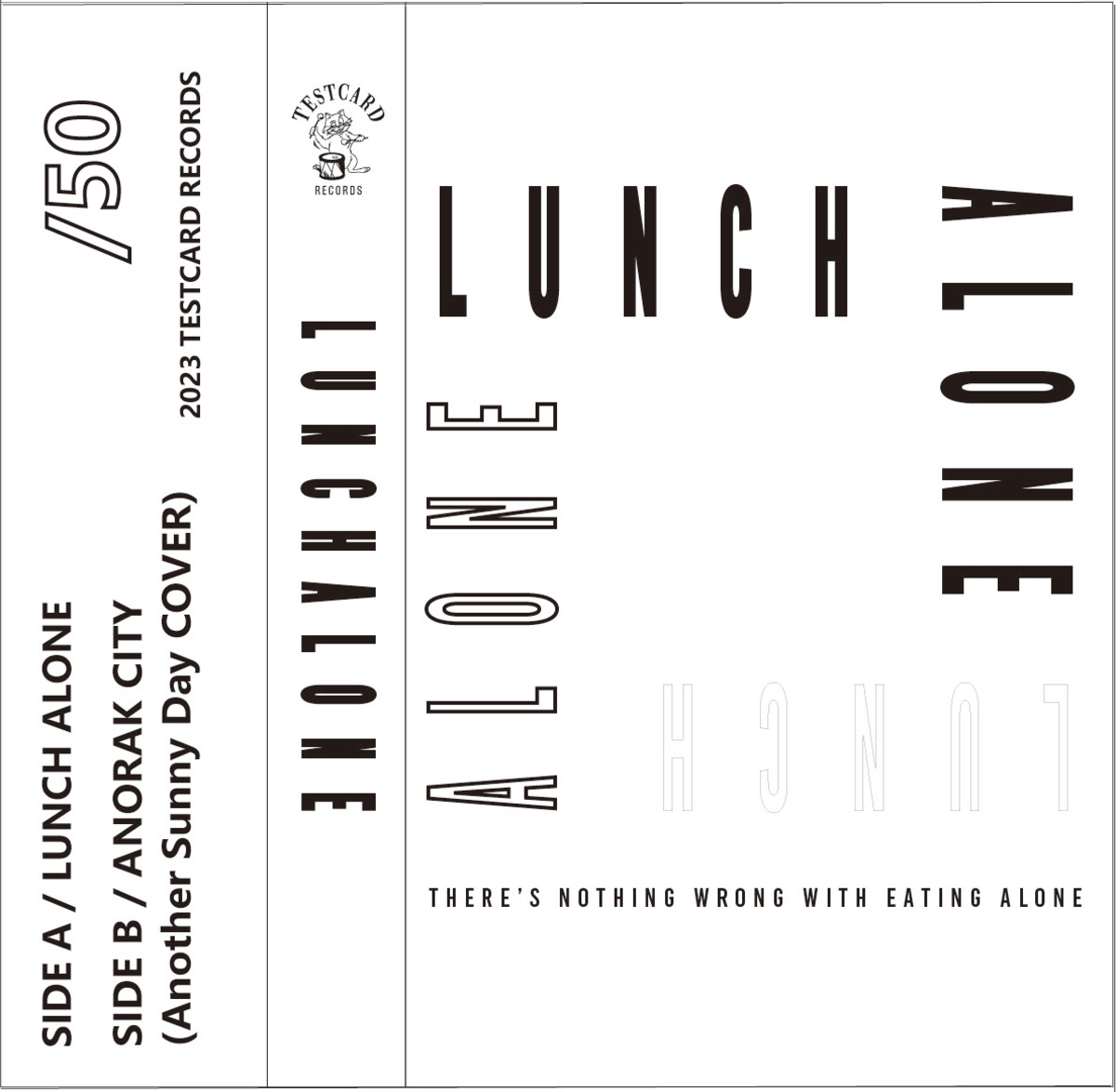 LUNCH ALONE / Lunch Alone (Cassette Tape) | TESTCARD RECORDS