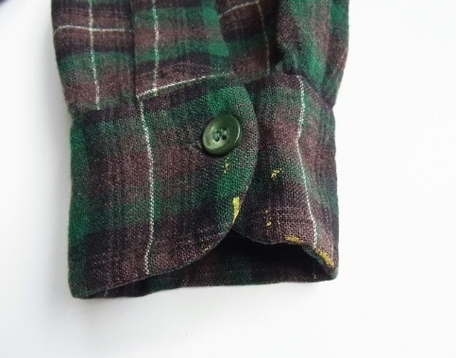 50's PENDLETON ペンドルトン オンブレチェック シャドーチェック ヴィンテージ オープンカラーシャツ | CYCLONE