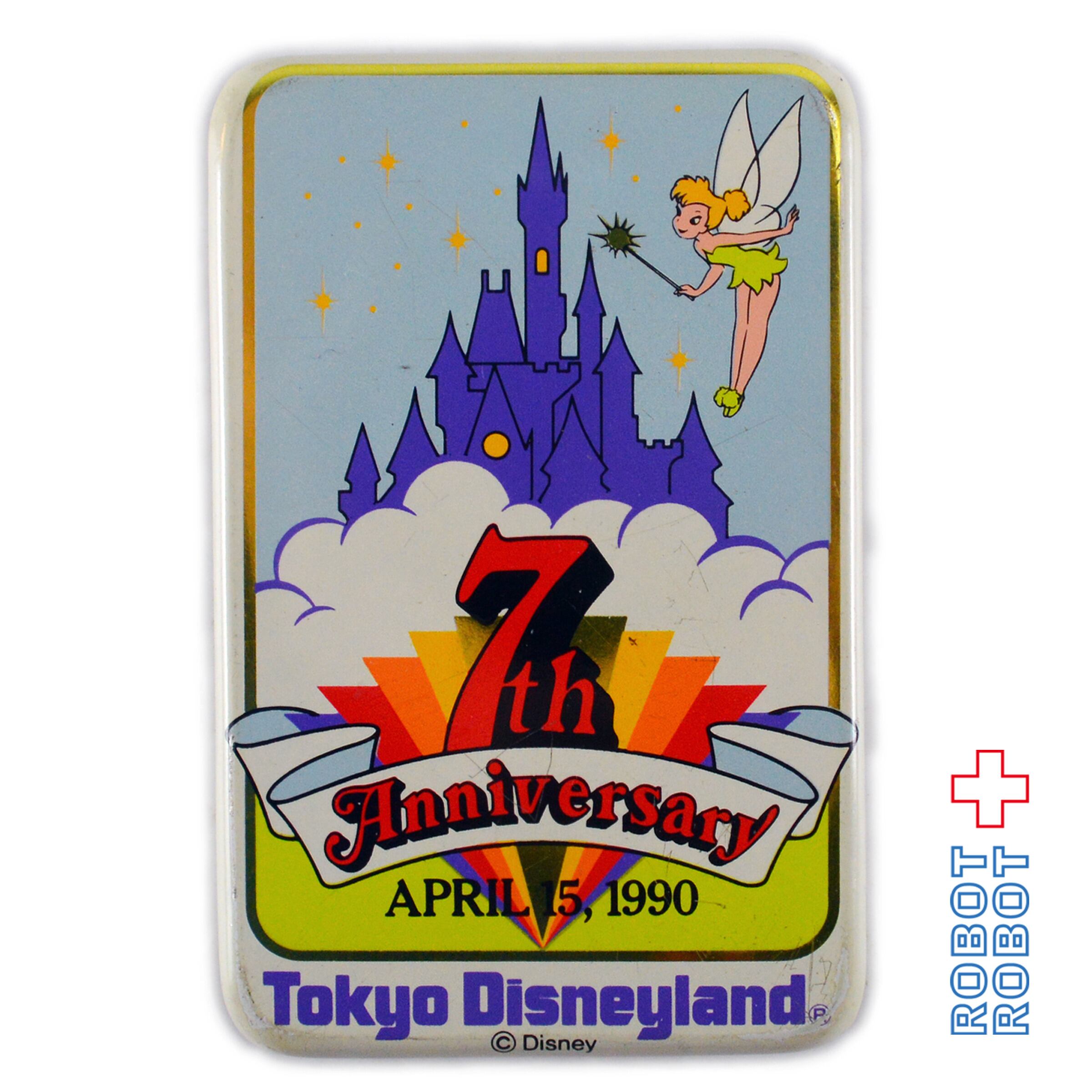 ディズニー缶バッジ TDL 7周年アニバーサリー 1990 | ROBOTROBOT