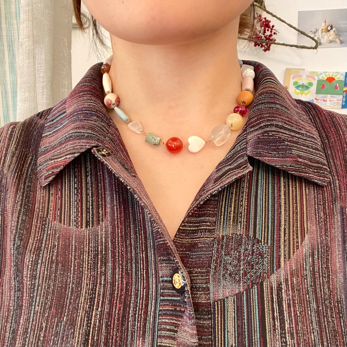 【GARDENIA】コラージュ ネックレス | coromani