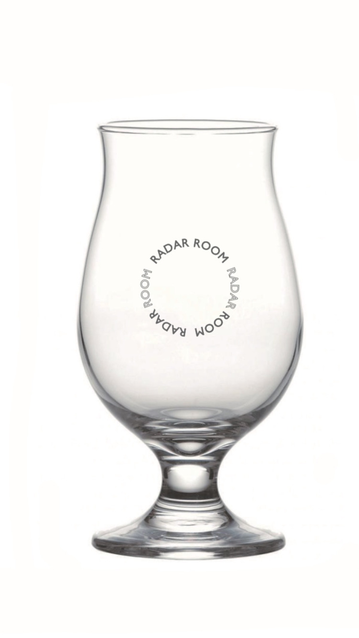 Radar Circle Logo Glass | RADAR ROOM