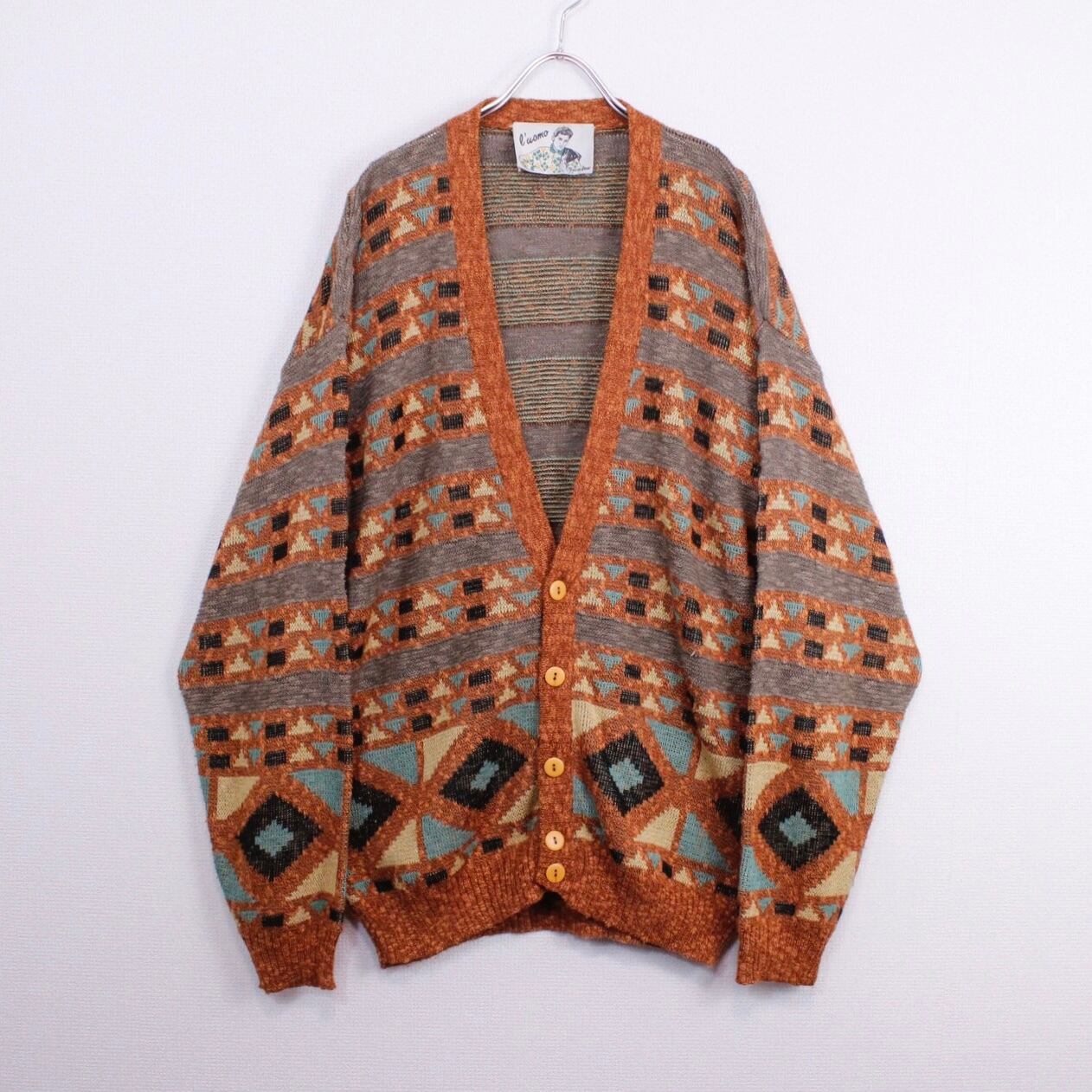 【Caka act2】Beautiful Color Artistic Pattern Vintage Cardigan | Caka(カカ ...