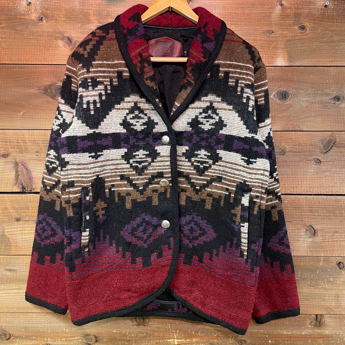 〜90's Wool rich Native Wool Jacket | DESERTSNOW