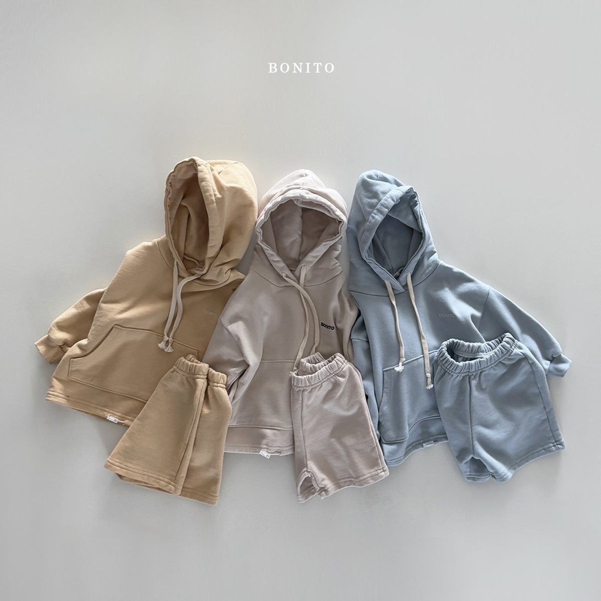 即納》Bom Bom Hoodie Shorts Set / BONITO | KUKUNA.u
