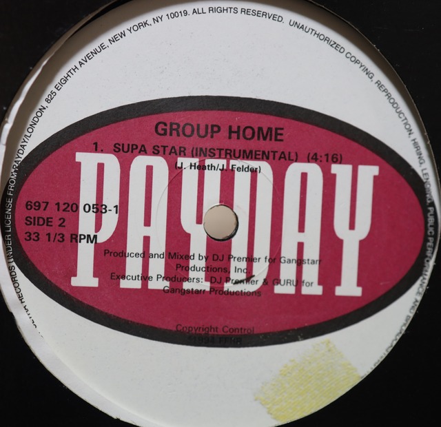 【12inch】Group Home / Supa Star | COMPACT DISCO ASIA