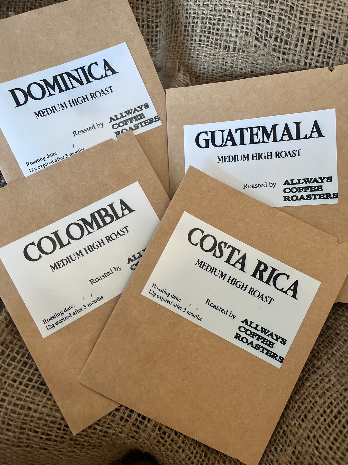 4 pack different drip bag set | Allways Coffee Roaster