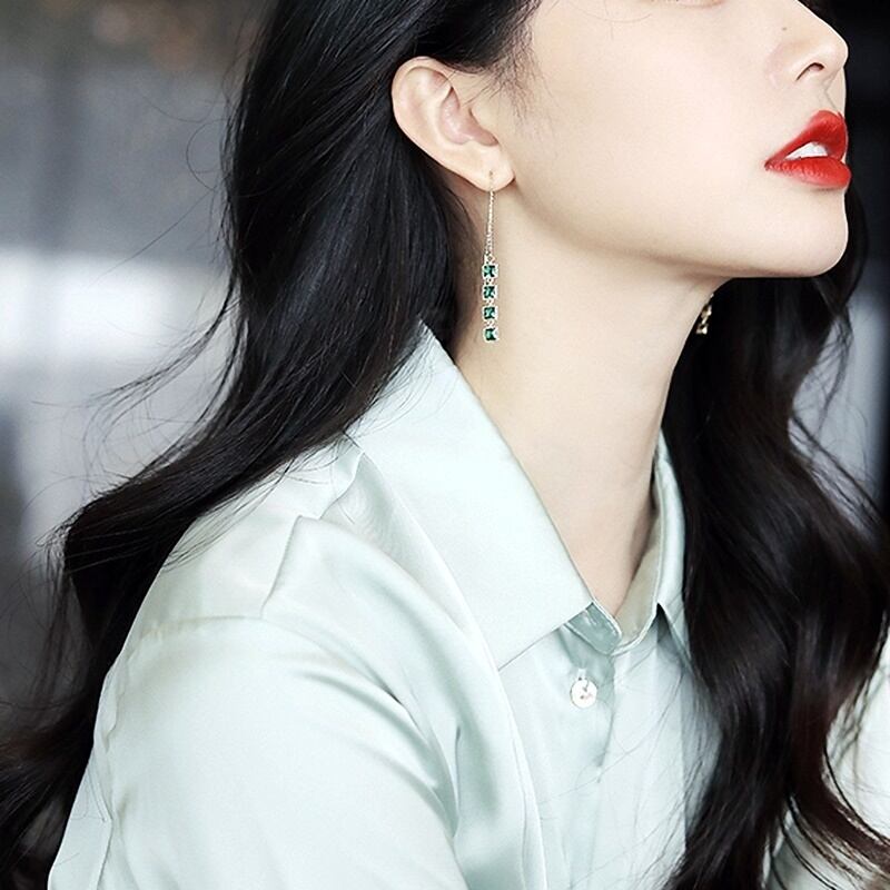 ロングチェーンピアス A811 | alliede