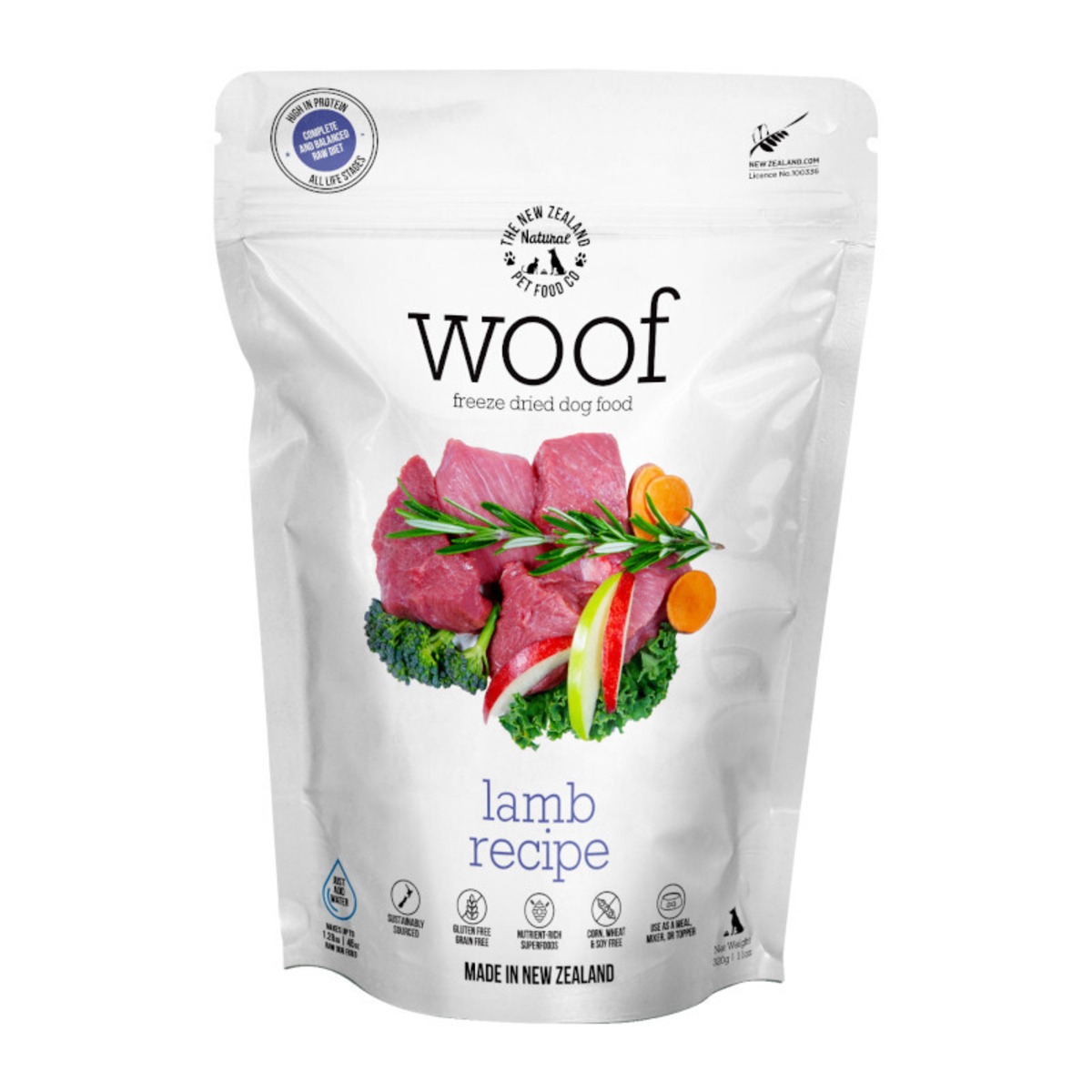 【ワフ(WOOF)】ラム 280g | ペットサポートNICO