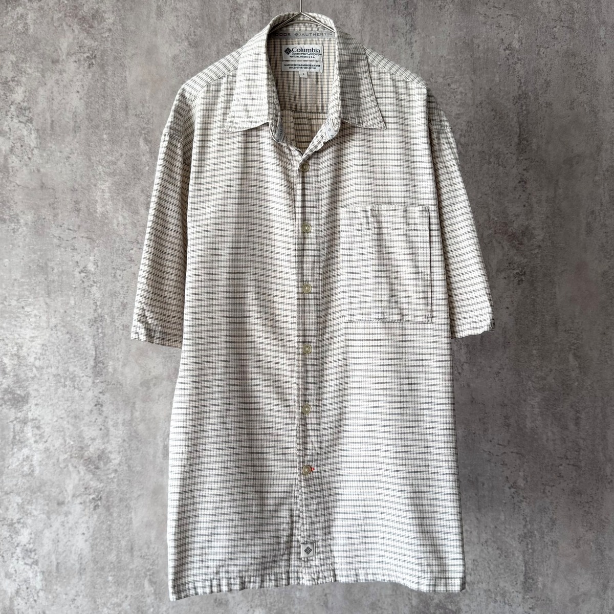 90s~ Columbia check pattern cotton shirt | Muri vintage