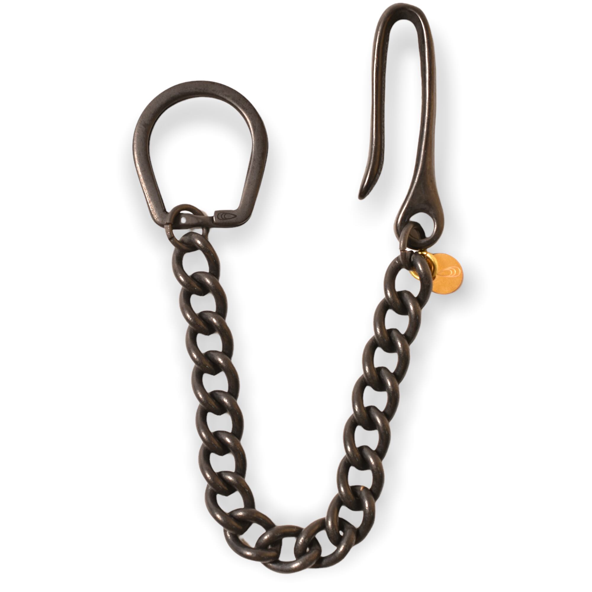 BW Black Line FISH HOOK Key Chain | Button Works Store ボタンワークス