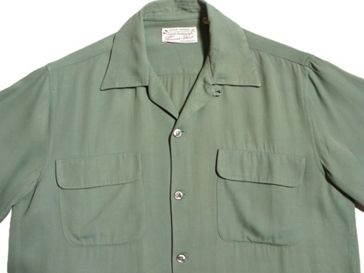 50's Thomas Shirt レーヨン オープンカラーシャツ | CYCLONE