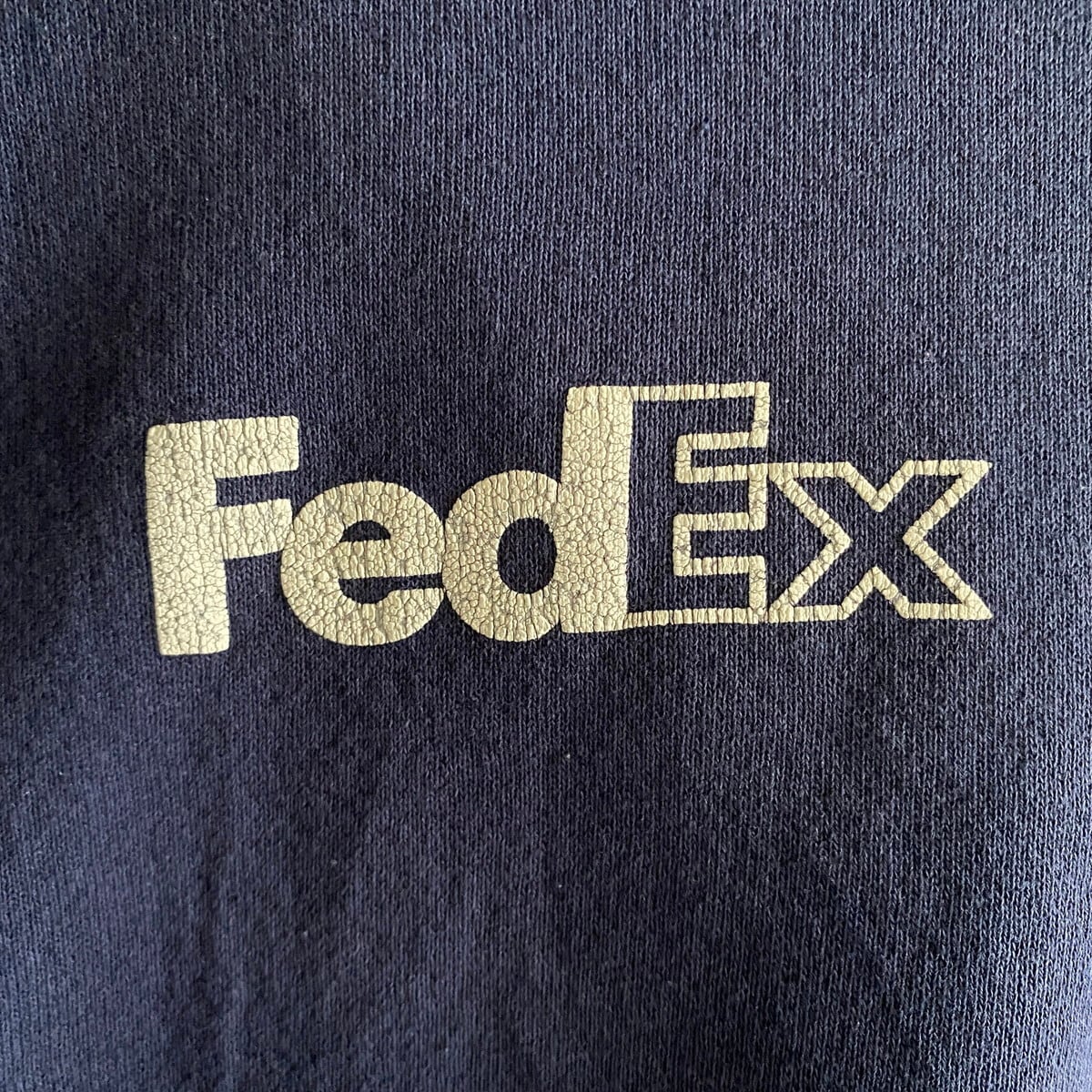 USA製 90年代 企業ロゴ Fedex スウェットシャツ メンズXL 古着 フェデックス カンパニー トレーナー 袖プリント バックプリント ...