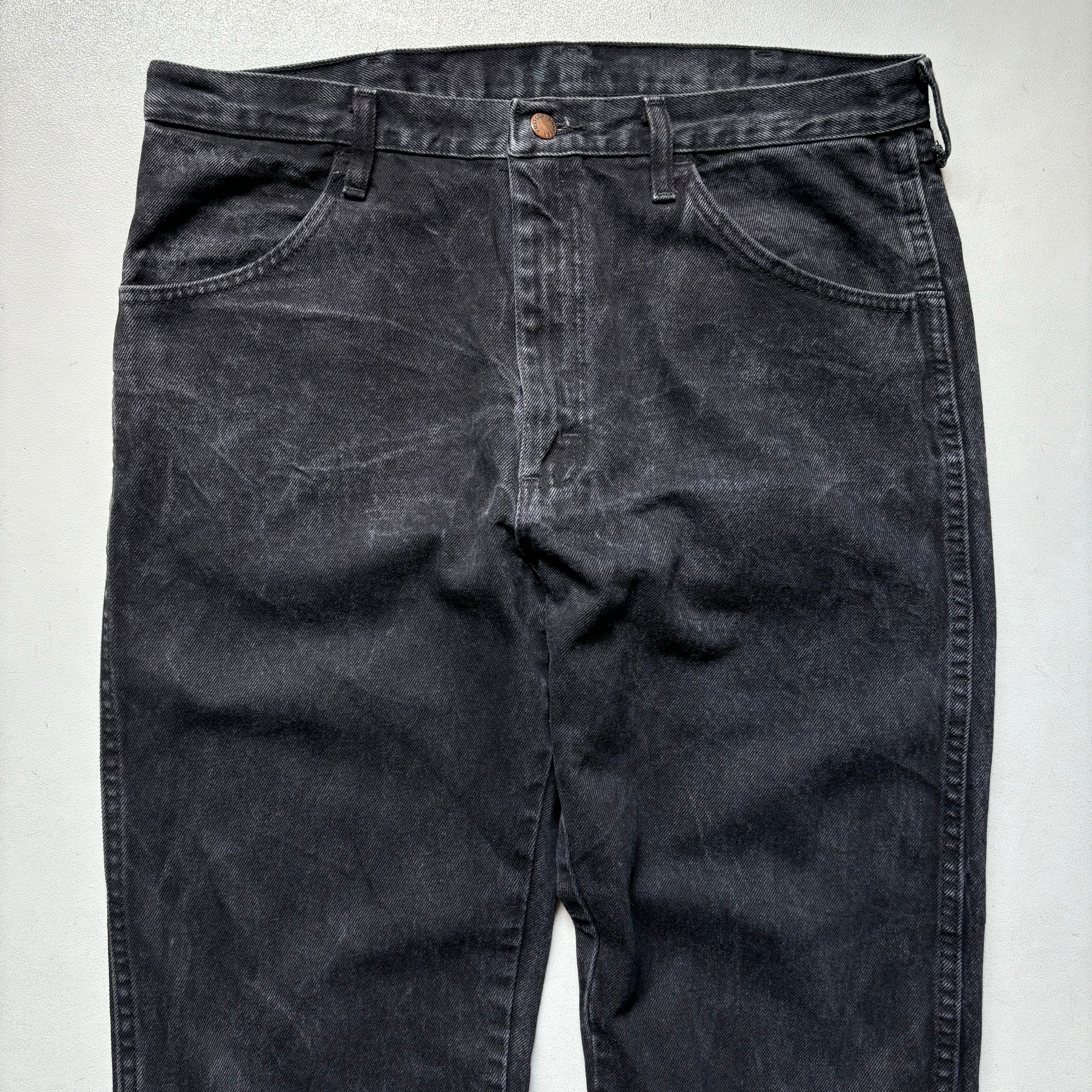 Rustler black denim pants “36×30” ラスラー ブラックデニム Rustler black denim pants “36×30” ラスラー ブラックデニム