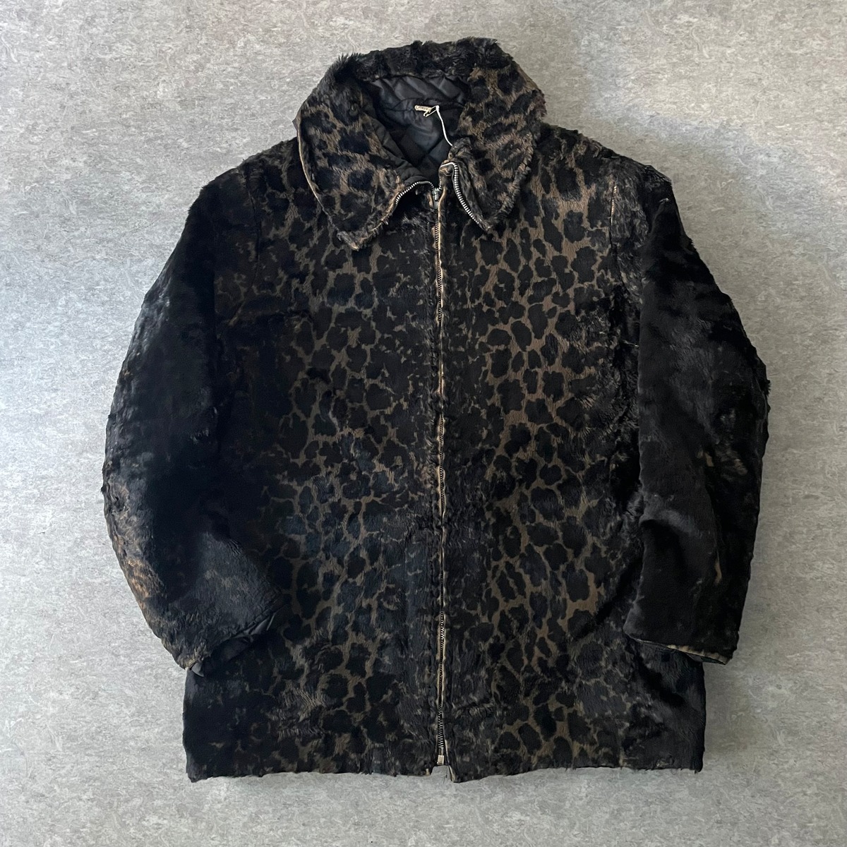 50's leopard fake fur jacket | Pheasant